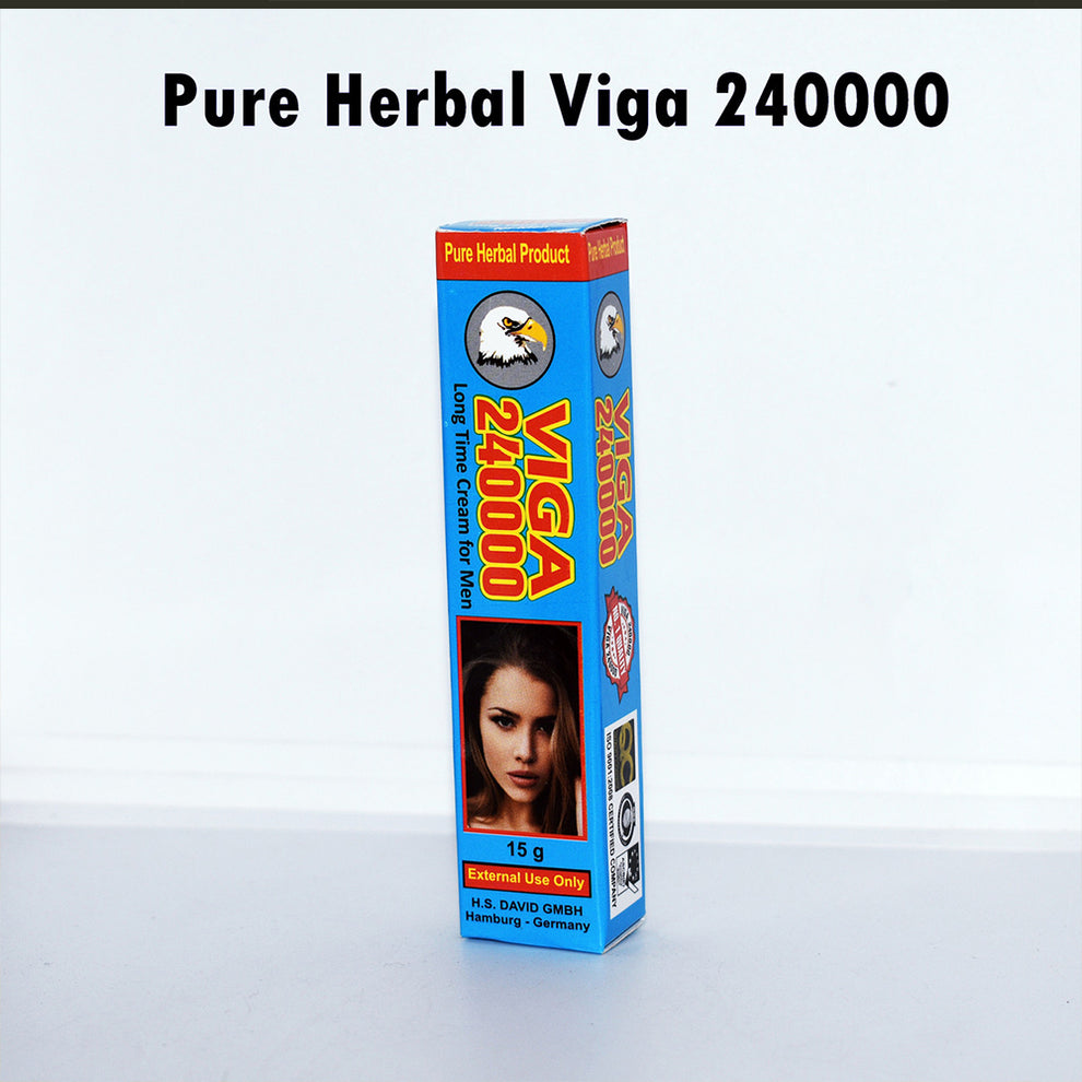 Pure Herbal Viga 240000 long time cream for men's - 15g – Health Cart